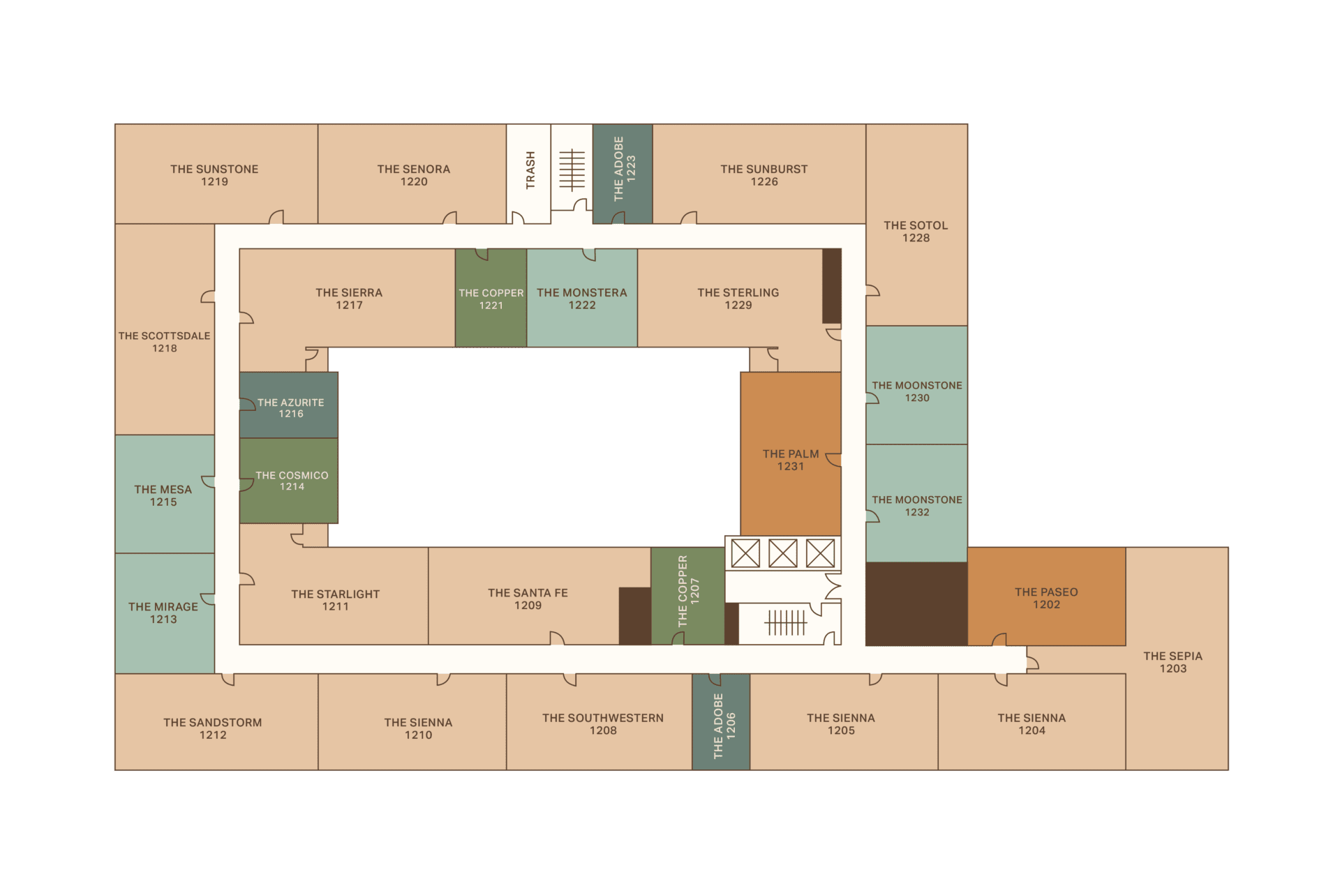 Floorplans | Rambler Tempe | Off Campus Housing ASU Tempe