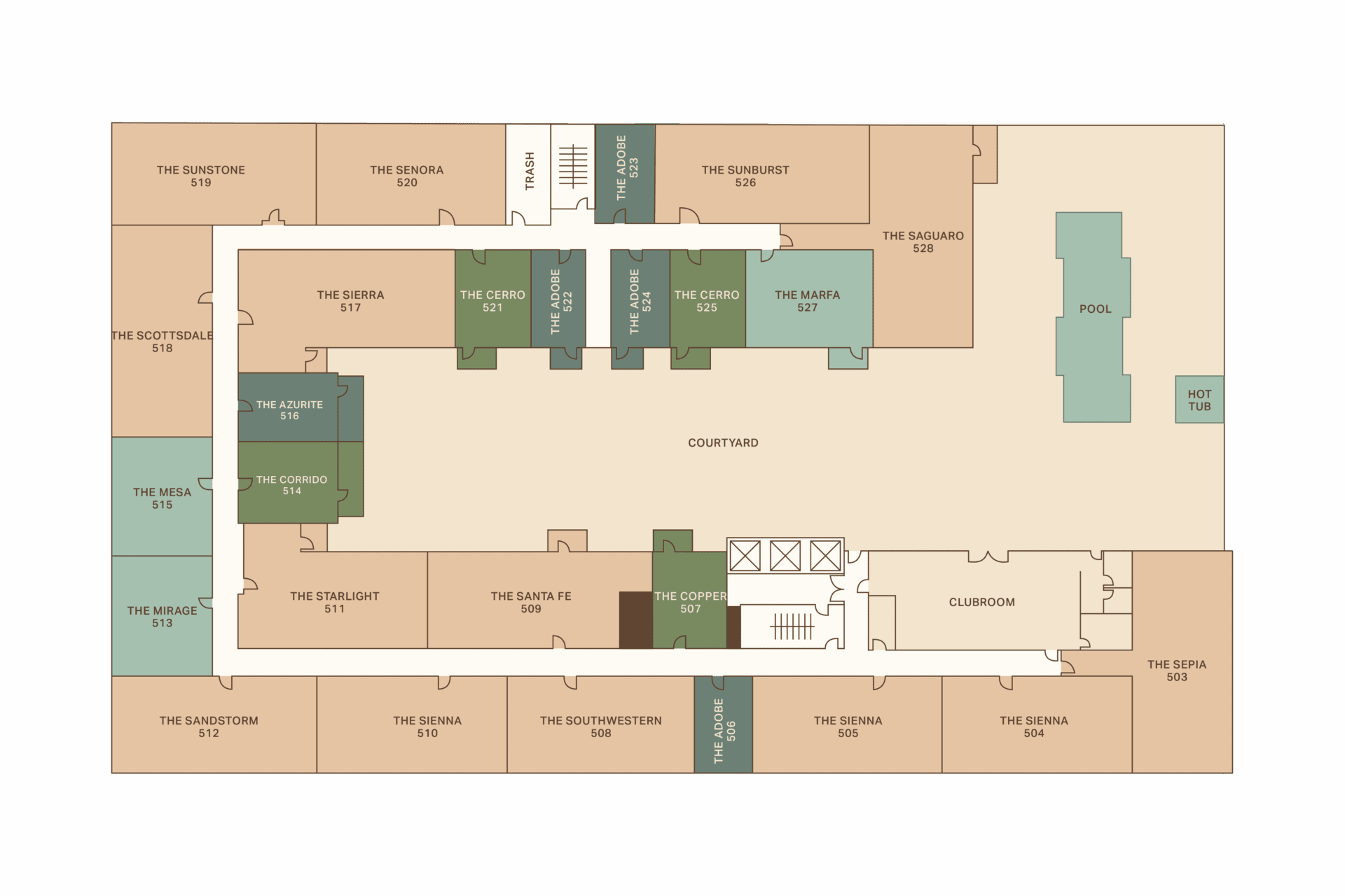 Floorplans | Rambler Tempe | Off Campus Housing ASU Tempe